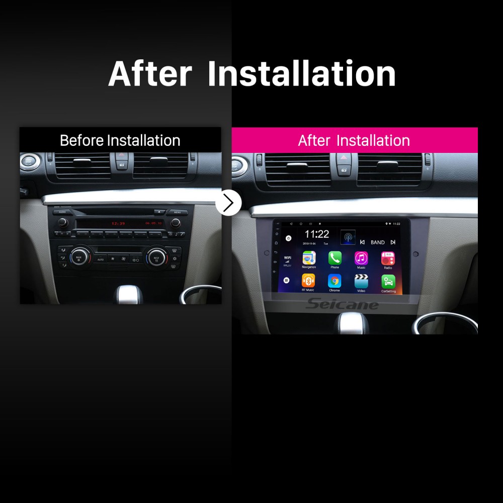 HD Touchscreen 9 inch for 2005 2006 2007 2012 BMW 3 Series E90 E91 E92 E93