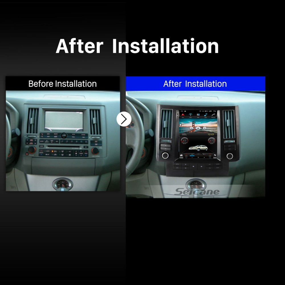 Carpay Bluetooth for 2003 2004 2005 2006 INFINITI FX35 FX45 tesla screen android radio GPS navigation system