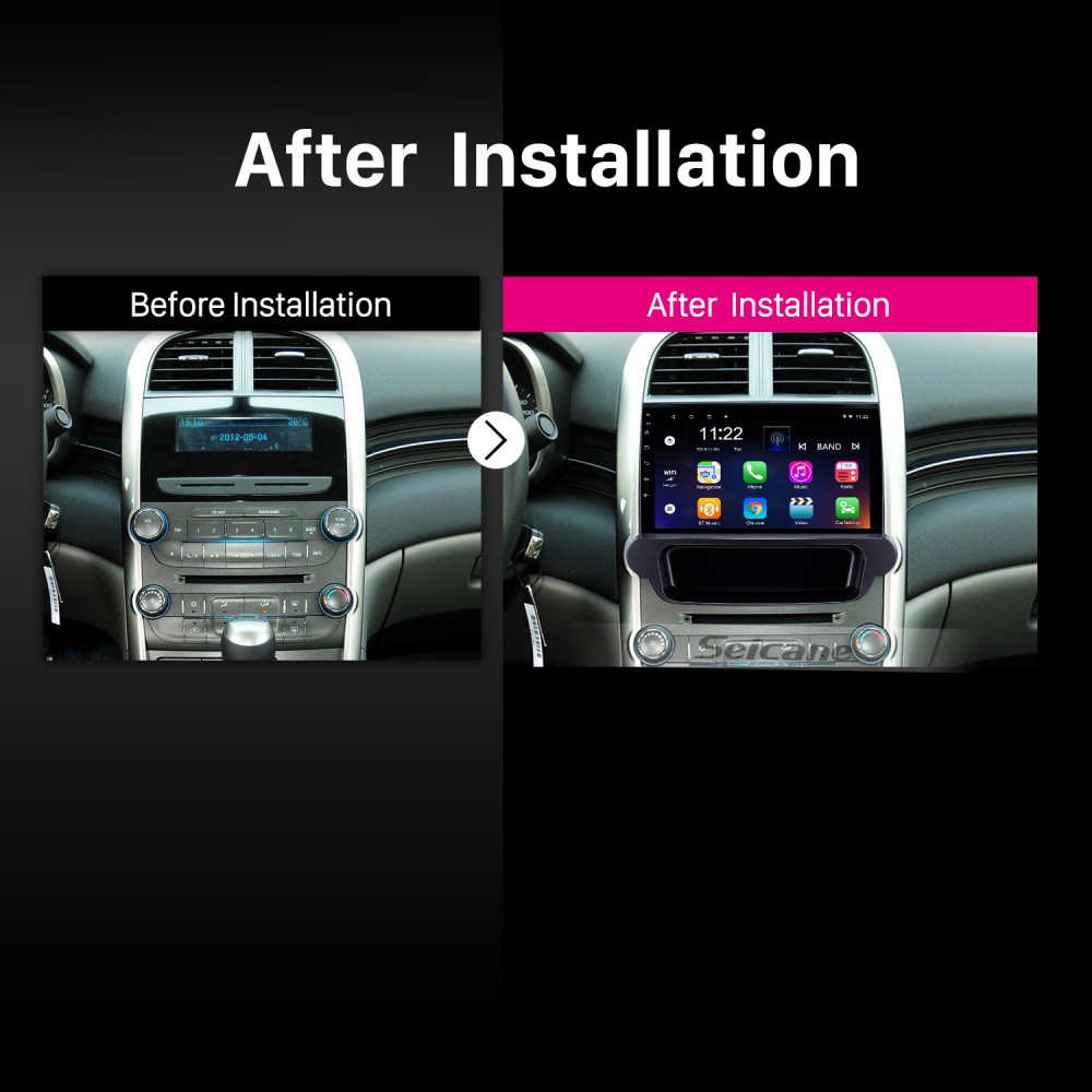 9 inch Android 14.0 2012 2013 2014 Chevy Chevrolet Malibu Radio GPS Navigation System with 1024